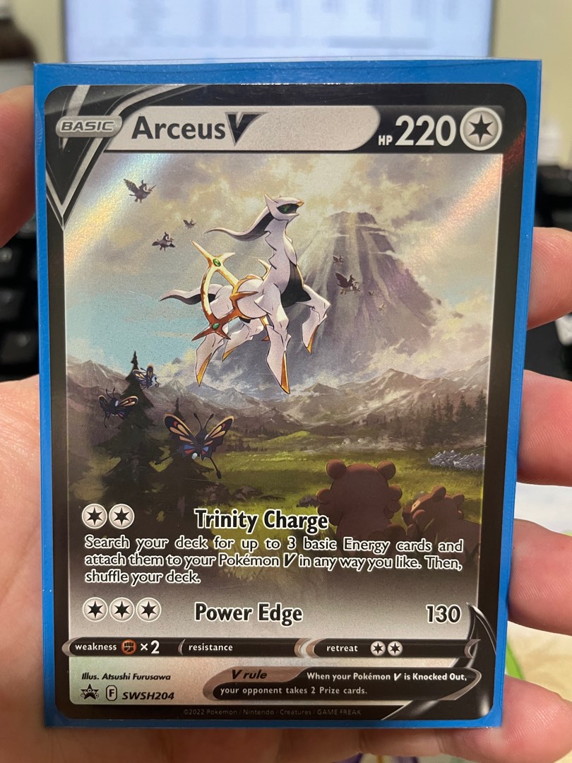 Arceus V (SWSH204) - Pokemon Sword & Shield Promos, Hobbies & Toys ...
