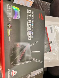 華碩 Asus RT-AC86U router, 電腦＆科技, 電腦周邊及配件, Wifi及上網相關產品 - Carousell