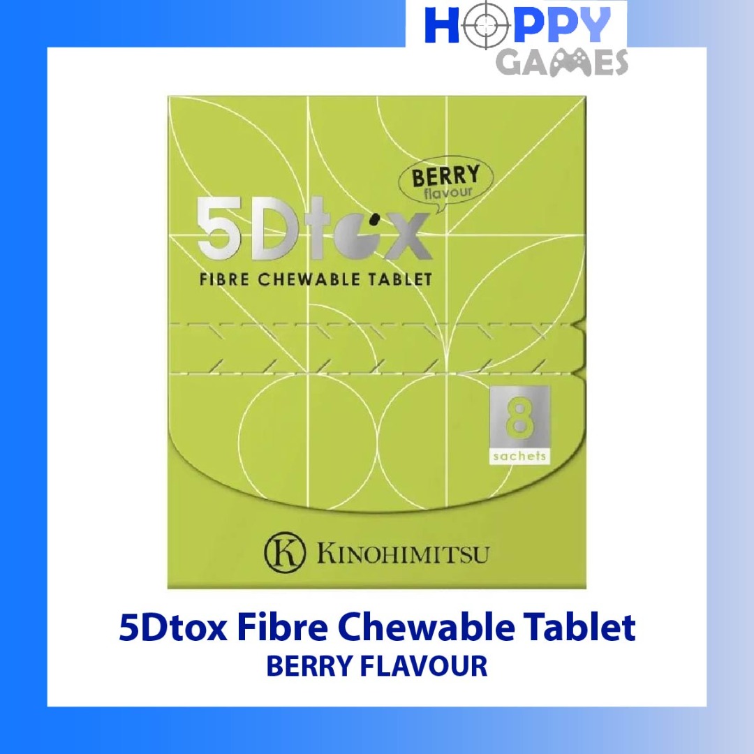 [AUTHENTIC] Kinohimitsu 5Dtox Fibre Chewable Tablet Detox Capsules ...