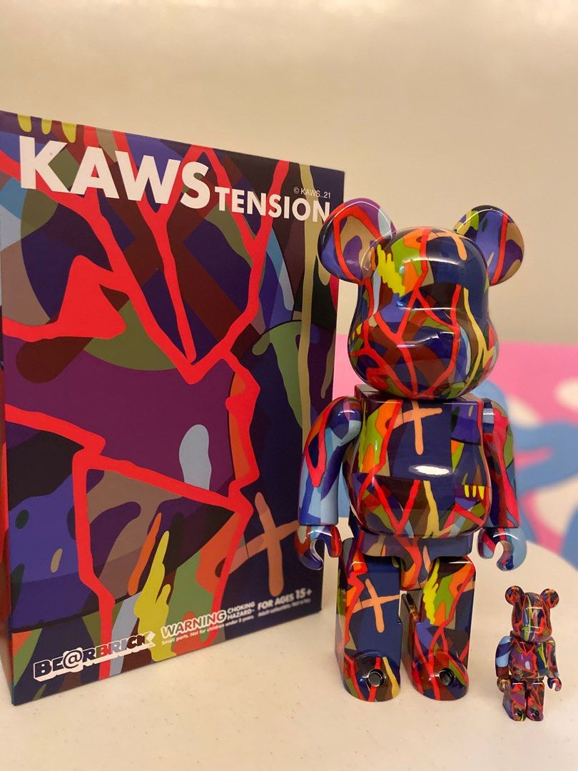 Authentic Rare Kaws Bearbrick - 400% + 100%, Hobbies & Toys, Toys ...