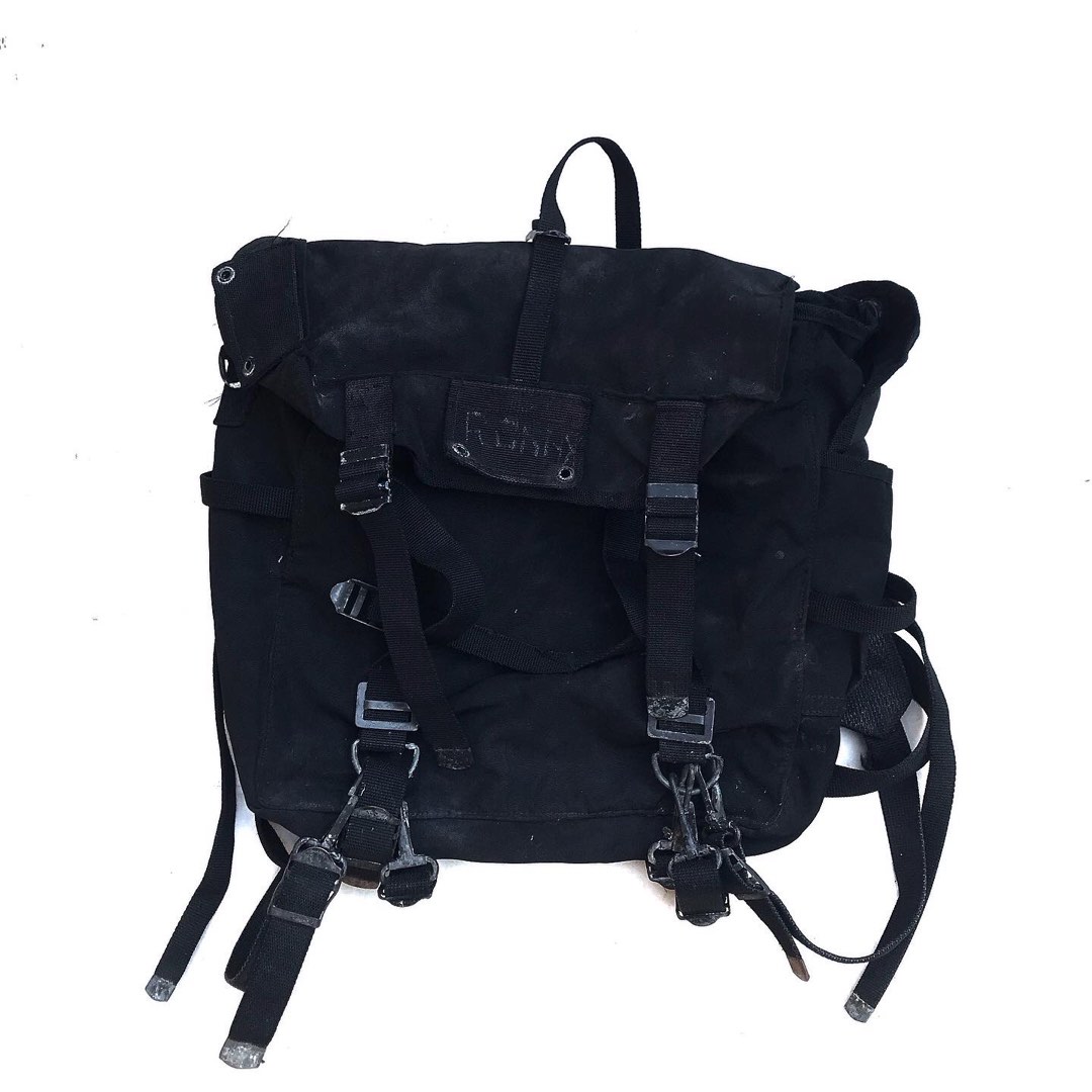 Backpack These Vintage archive Millitary Bags M-1945 Black Millitary ...