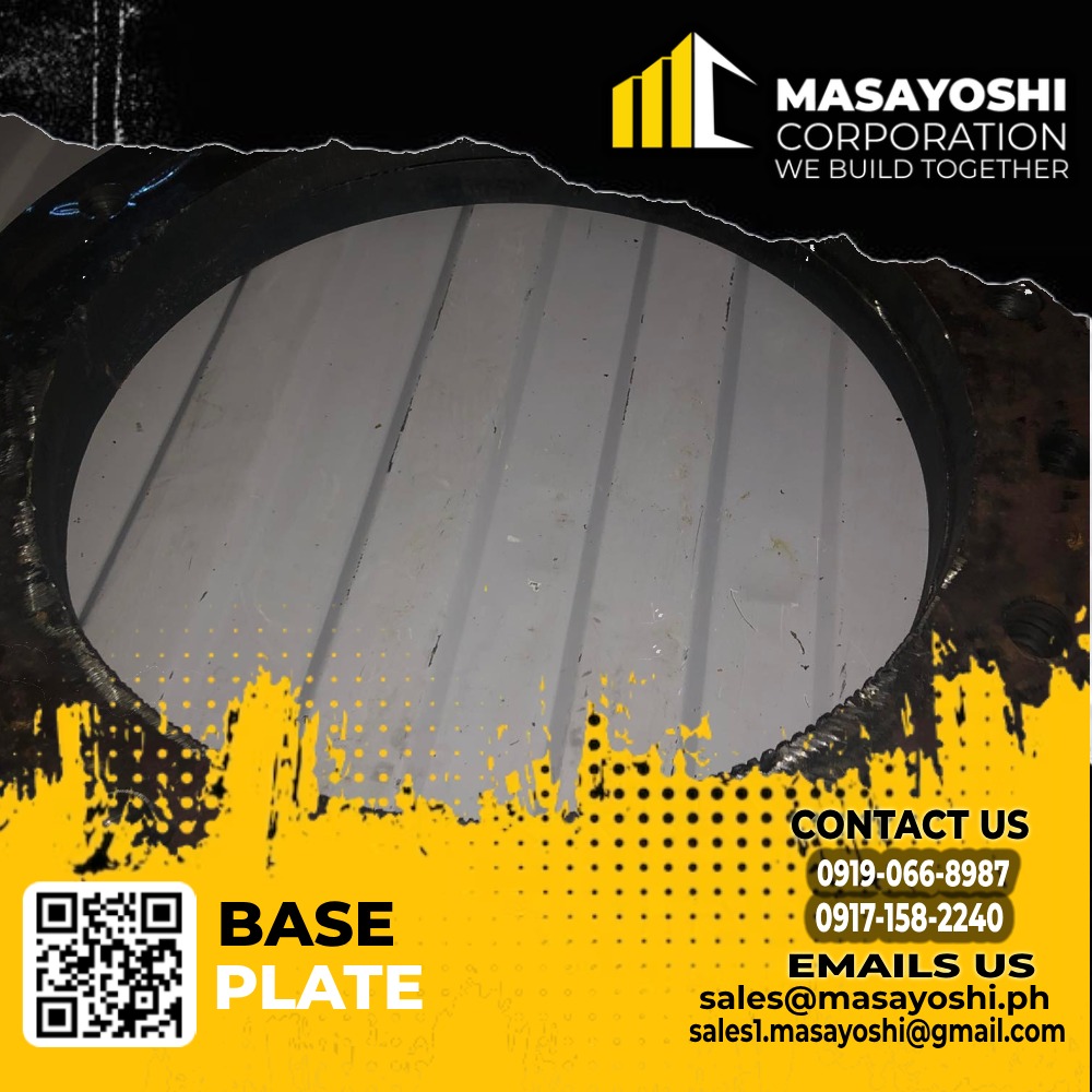 Base Plate 25mm thk x 350mm x 350mm with 4 holes 25mmdia, Anchor Bolt ...