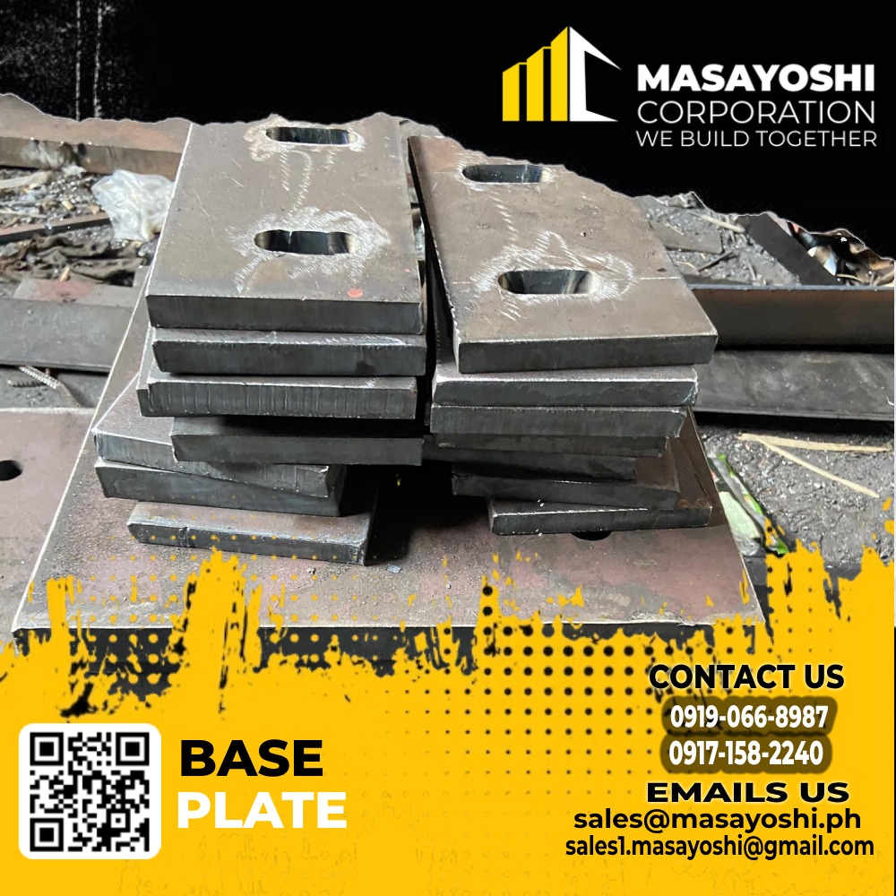 Baseplate 200 x 200 x 8mm, Anchor Bolt, Stiffener, Deformed Bar ...