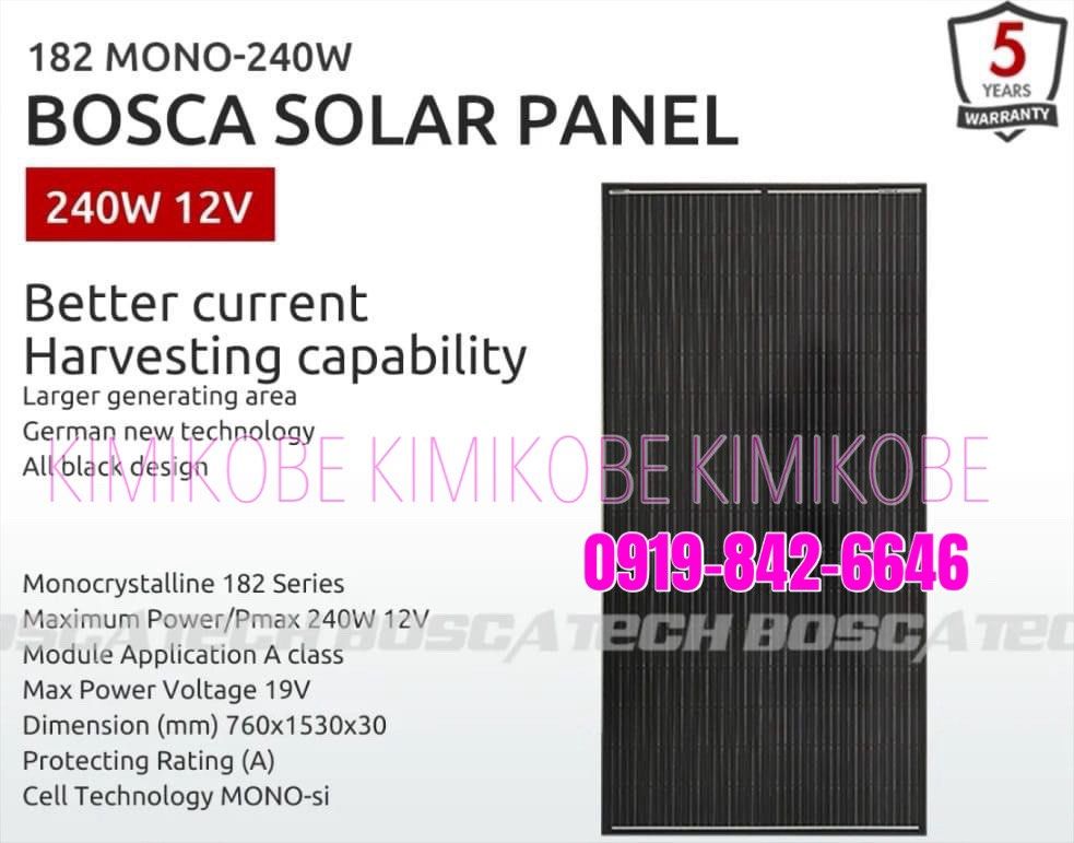 Bosca Solar Panel Mono, Furniture & Home Living, Lighting & Fans ...