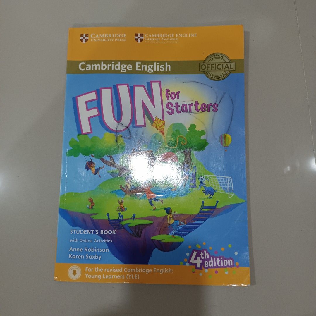Buku pelajaran Fun for Starters Student's Book 4th Edition bekas, Buku ...