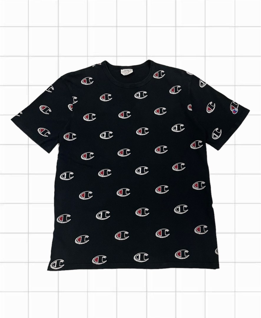 Champion Heritage All Over C Logo Tee, Men's Fashion, Tops & Sets ...