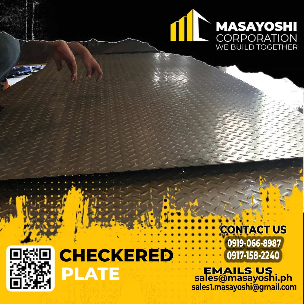 CHECKERED PLATE 1/8 3.0,MS Plate, Anchor Bolt, Channel Bar, Angle Bar ...