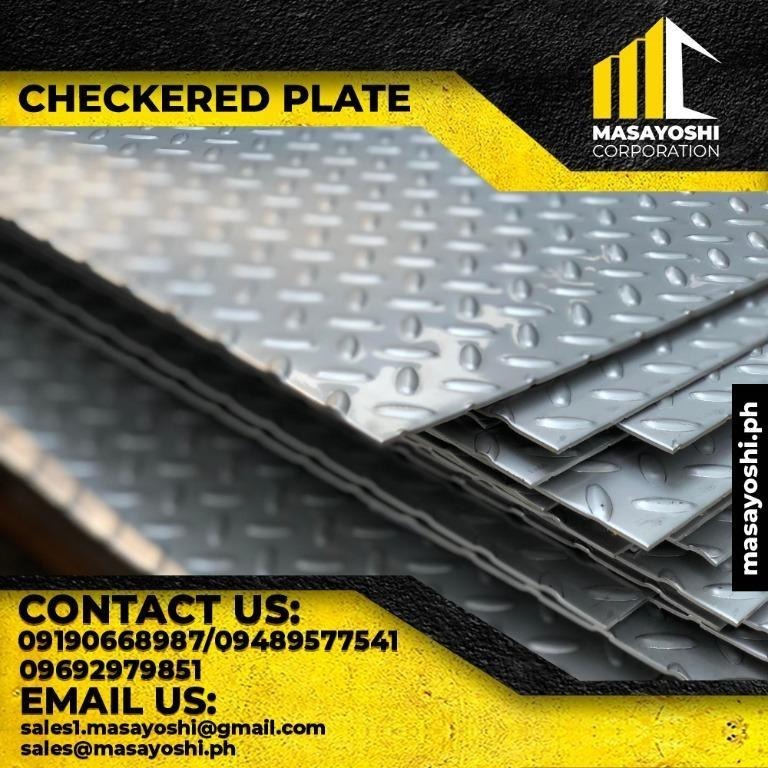 Checkered Plate/Sheet 6.0 MMX4X8 STD | Diamond Sheet | Chequered Plate ...