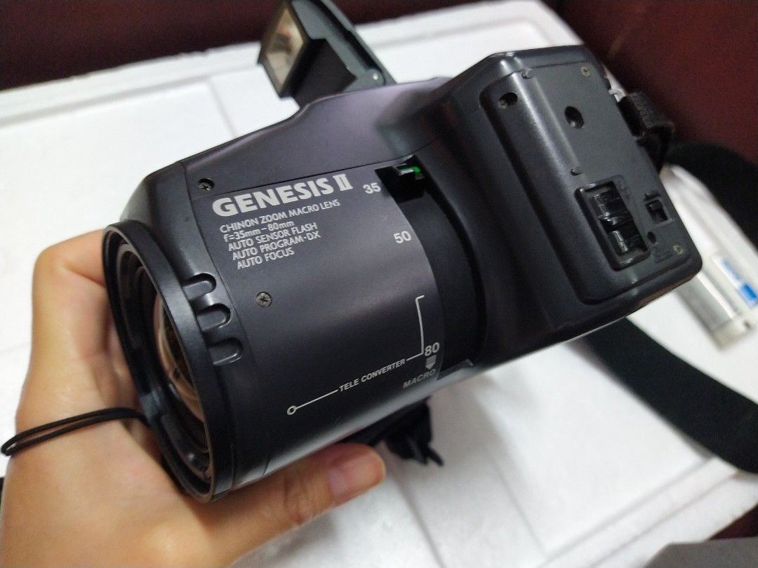 CHINON GENESIS II 自動對焦單眼底片相機+零件機, 相機攝影, 相機在旋轉拍賣