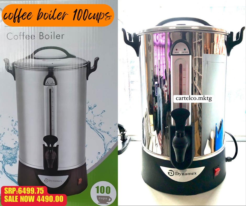 Coffee boiler, coffee percolator 40cups, 100cups for restaurant use ...