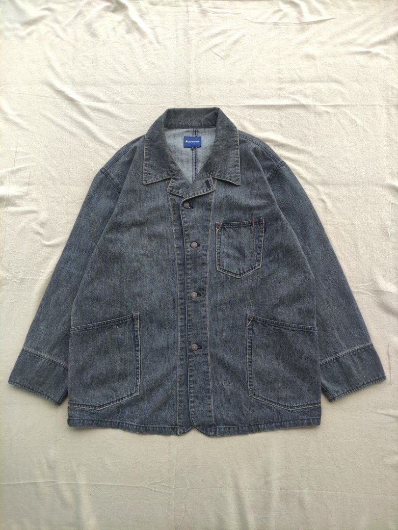 CONVERSE DENIM CHORE WORK JACKET BKN STUSSY CARHARTT KAPITAL WTAPS ...