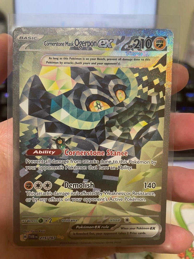 Cornerstone Mask Ogerpon ex SIR (215/167) - Twilight Masquerade ...