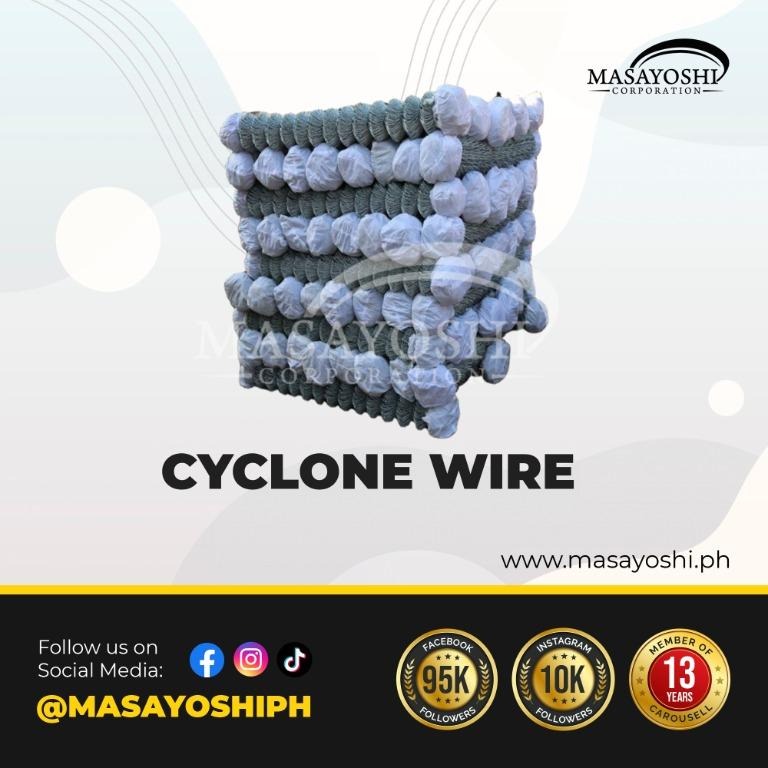 Cyclone Wire 2.1 x 4 x 4 6ft | Wire Netting | Diamond Mesh Fence | Wire ...