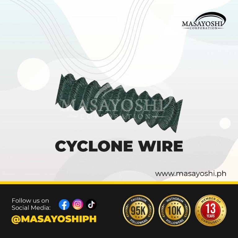 Cyclone Wire 2 x 2 x 2 x 2.7mm x 10m 4ft | Hurricane Fence | Chain Link ...