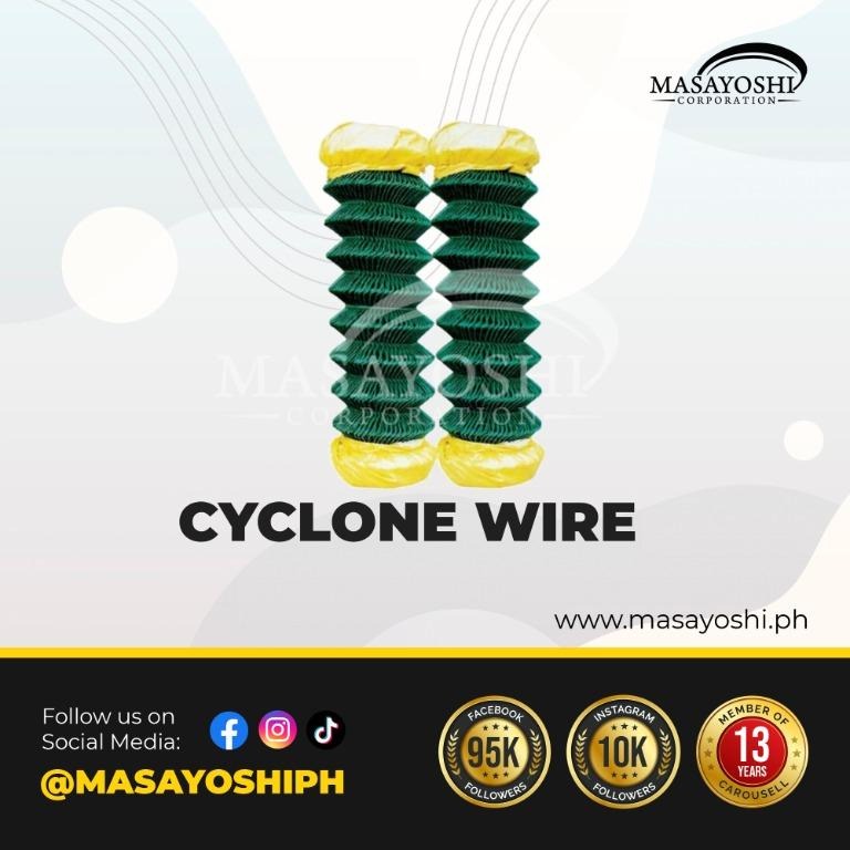 Cyclone Wire 2 x 2 x 2 x 2.7mm x 10m 6ft | Diamond Mesh Fence | Chain ...