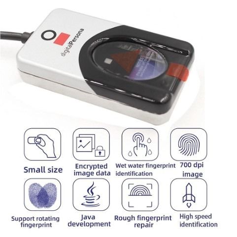 Digital Persona USB Biometric Fingerprint Scanner, Digital Fingerprint ...