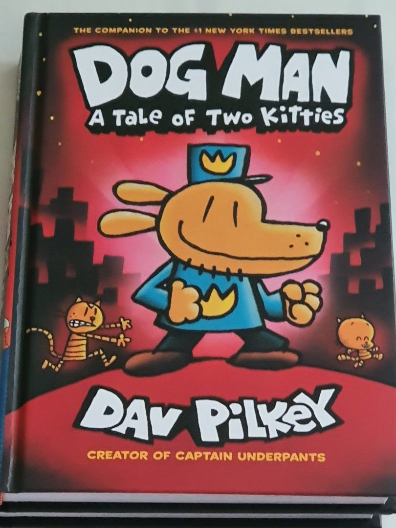 Dog Man A tale of two Kitties (Book #3), Hobbies & Toys, Books ...