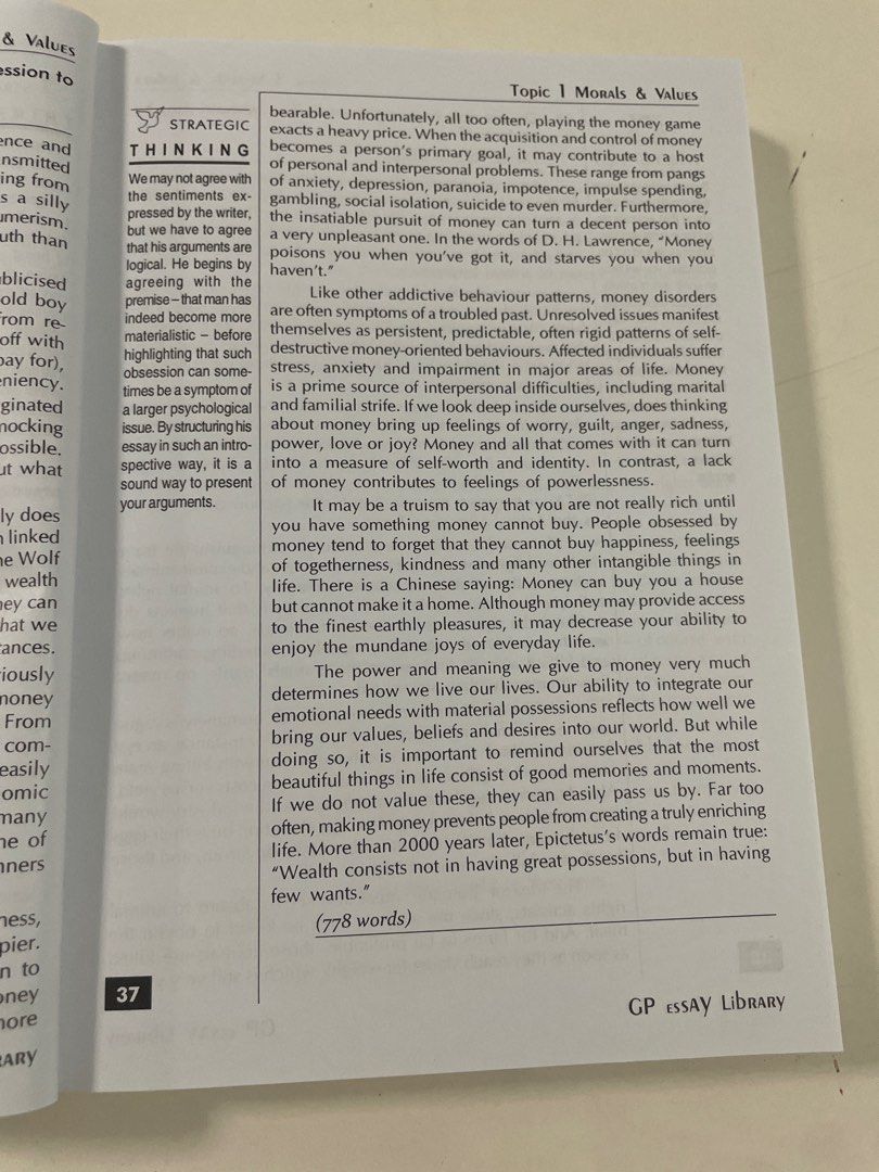 H1 General Paper A Level Model Essays Library Book, Hobbies & Toys ...