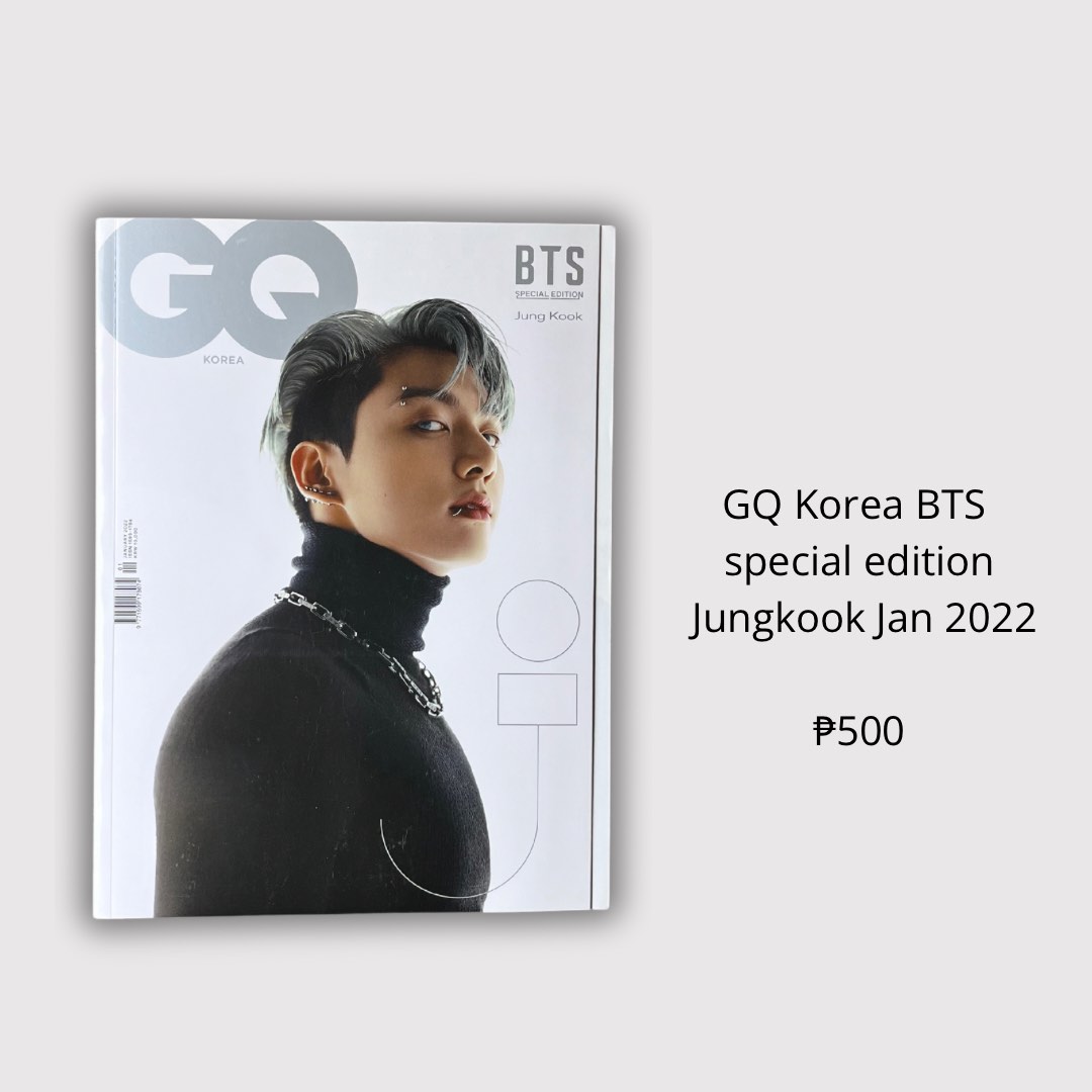 GQ Korea BTS Special Edition Jungkook Jan 2022, Hobbies & Toys, Books & Magazines, Magazines on ...
