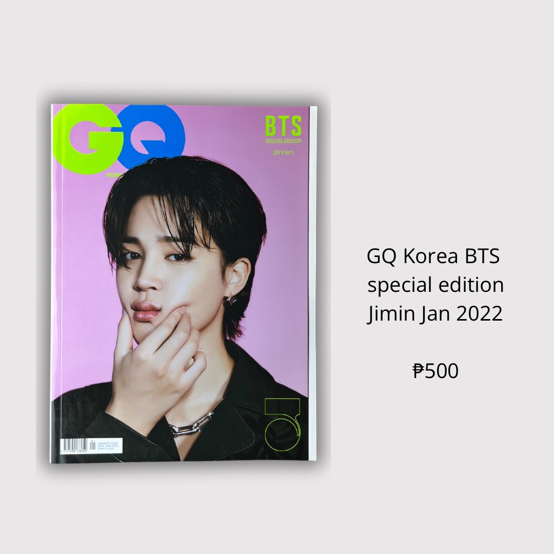 GQ Korea BTS Special Edition Jimin Jan 2022, Hobbies & Toys, Books & Magazines, Magazines on ...