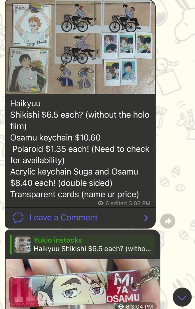 Haikyuu items, Hobbies & Toys, Memorabilia & Collectibles, J-pop on ...