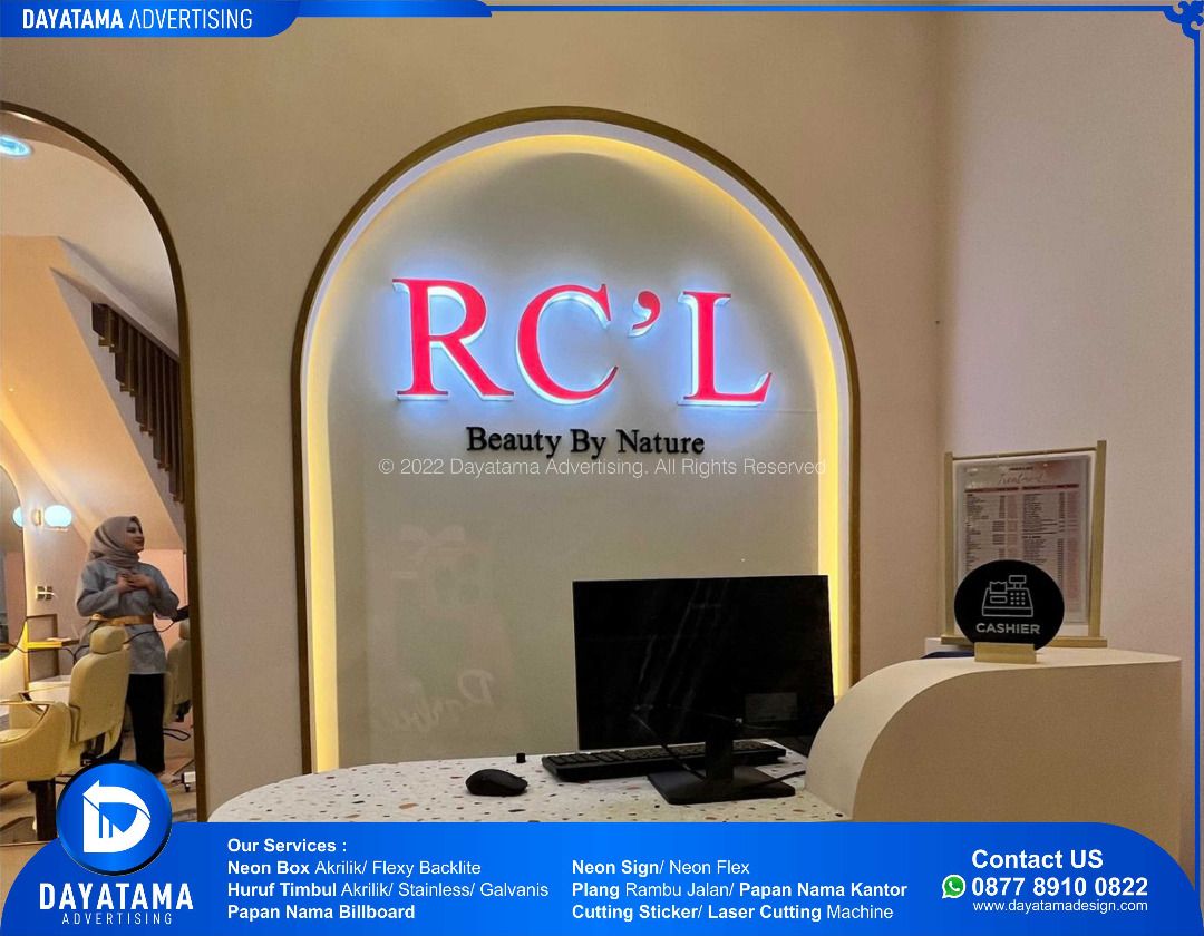 Harga TERMURAH Neon Sign Huruf Timbul dan Neon Box Bandung, Desain ...