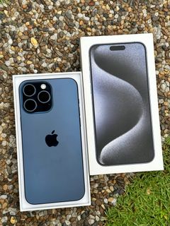 iPhone 15 Pro Max Blue Titanium 256GB, Mobile Phones & Gadgets, Mobile ...