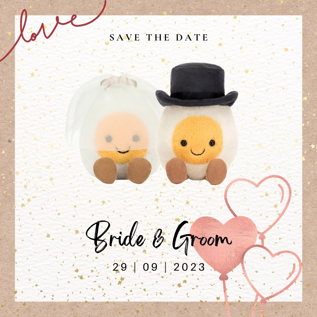 (現貨!!) Jellycat Amuseables Boiled Egg Bride & Groom, 興趣及遊戲, 玩具 & 遊戲類 ...