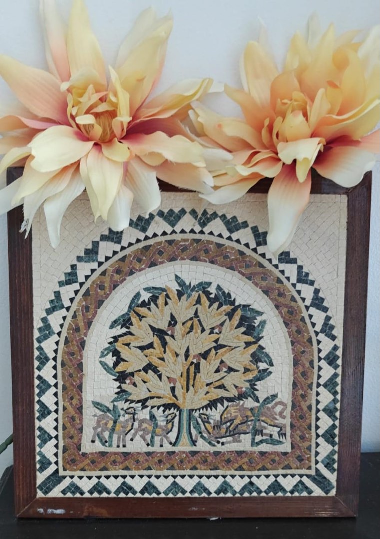Jordanian Tree Of Life Mosaic Tile Art, Furniture & Home Living, Home ...
