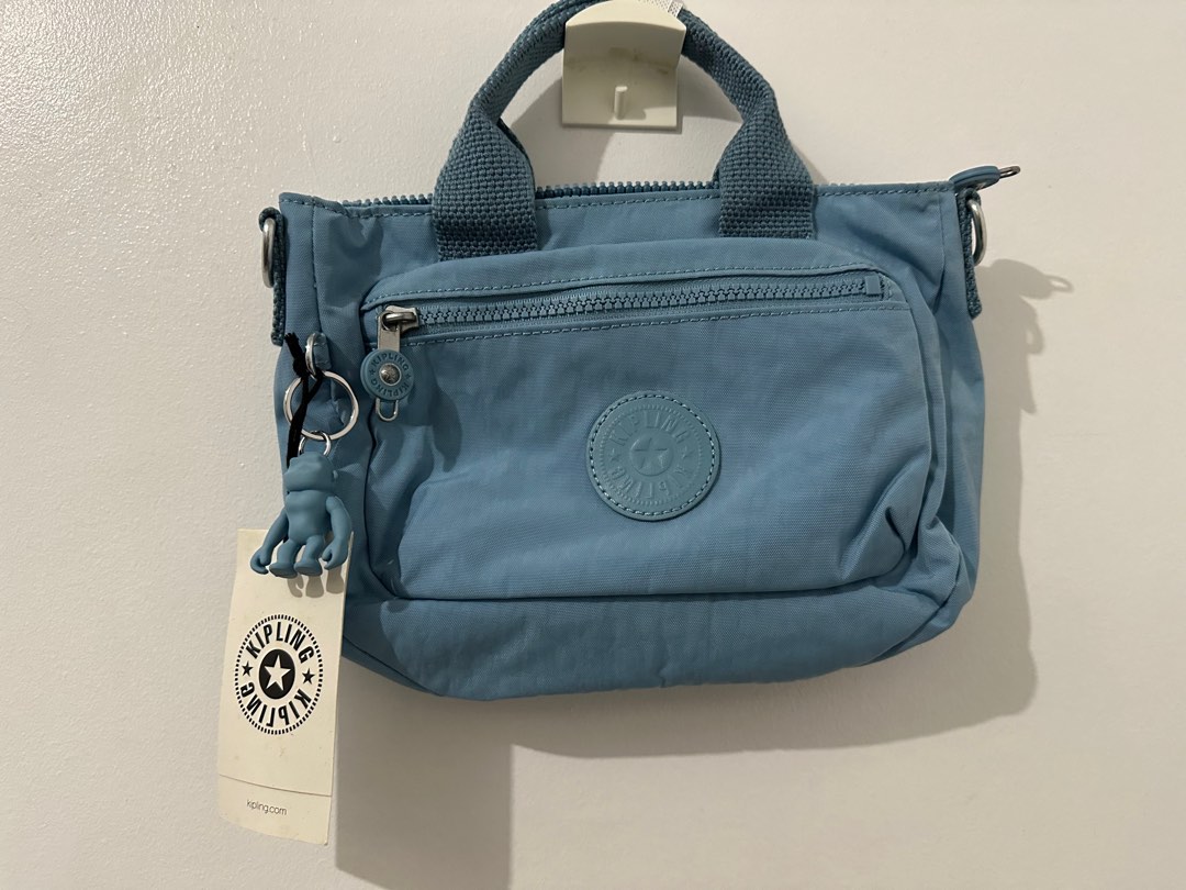 Kipling Miho Mini - Blue Mist, Women's Fashion, Bags & Wallets, Cross ...