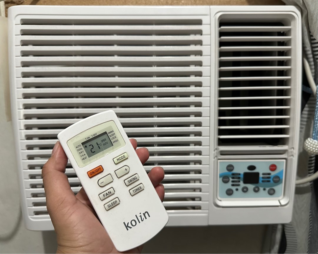 Kolin .75hp aircon with timer, TV & Home Appliances, Air Conditioning ...