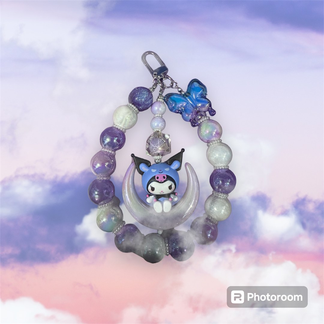 Kuromi chain, Hobbies & Toys, Stationary & Craft, Handmade Craft on Carousell