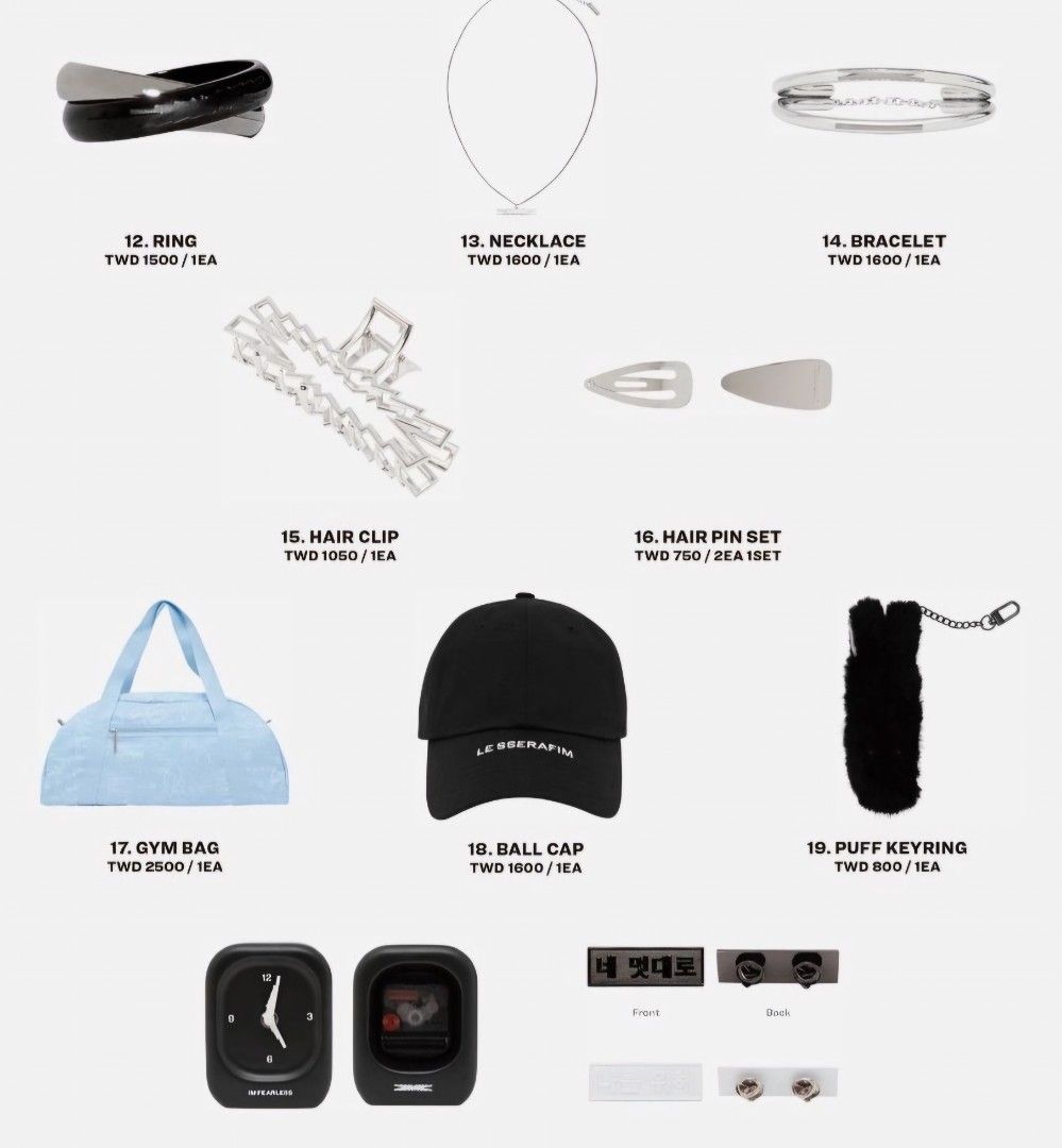 【代購】LE SSERAFIM pop up store MD 2024, 興趣及遊戲, 收藏品及紀念品, 韓流 - Carousell