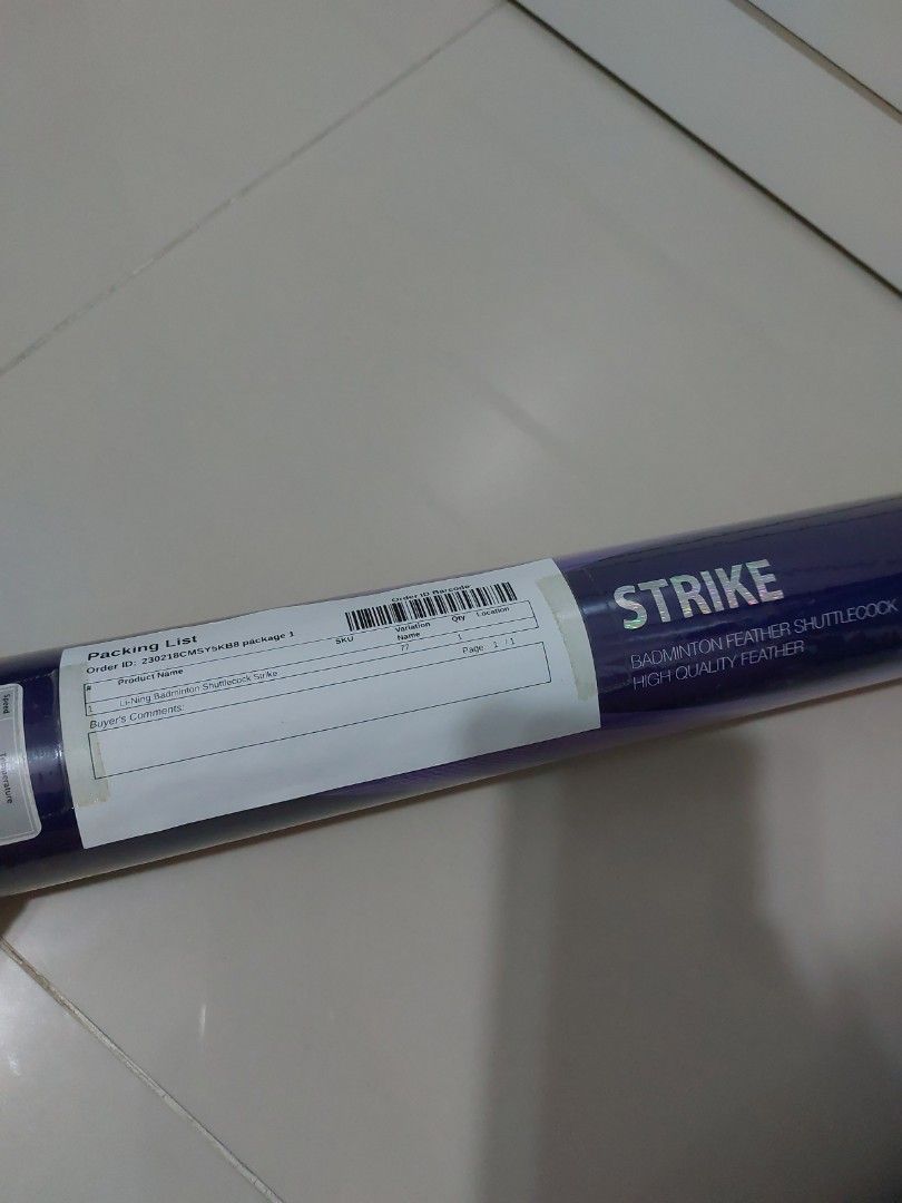 Li Ning shuttlecock strike, Sports Equipment, Sports & Games, Racket ...