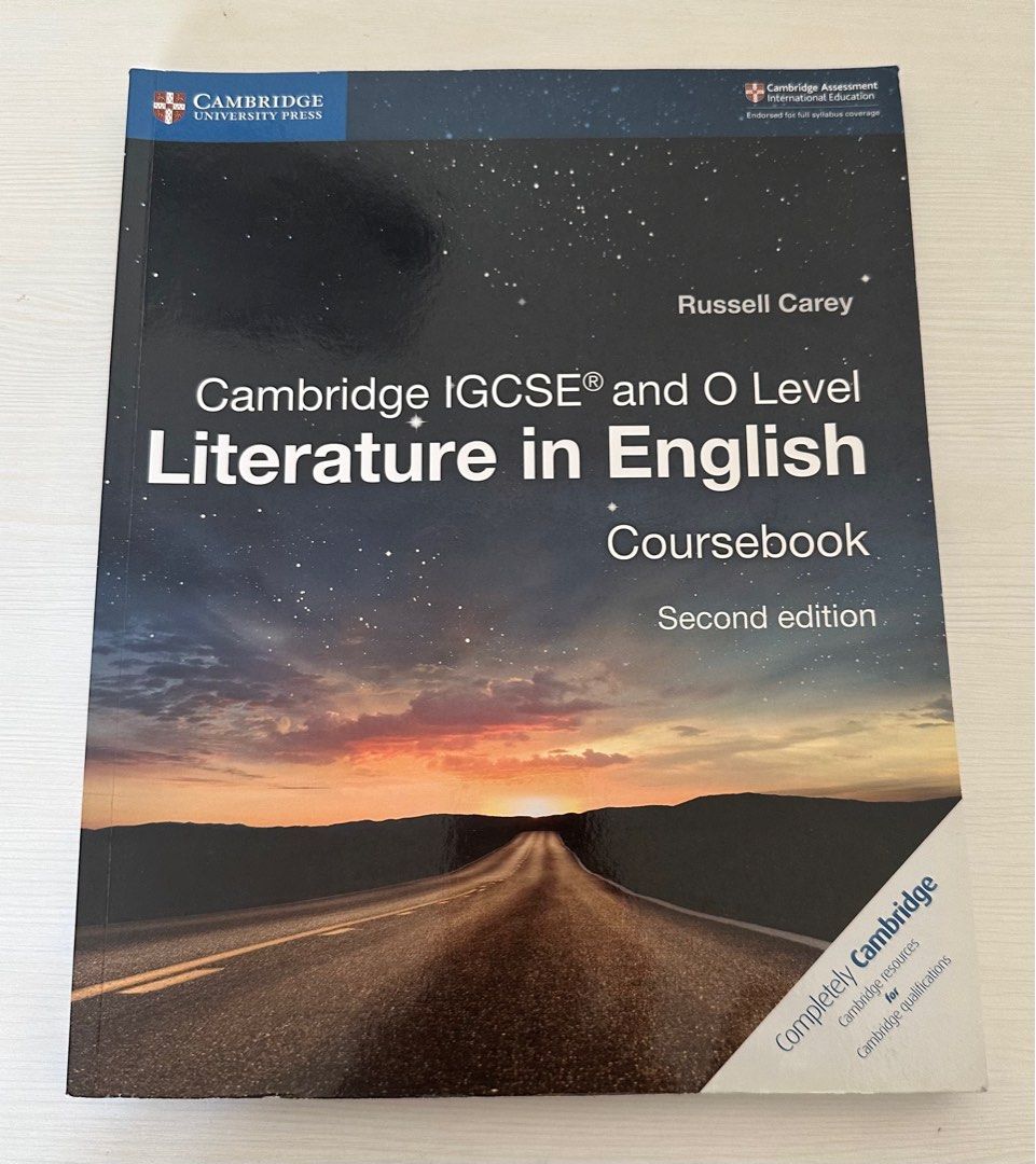 Literature in English coursebook for Cambridge IGCSE AND O LEVELS ...