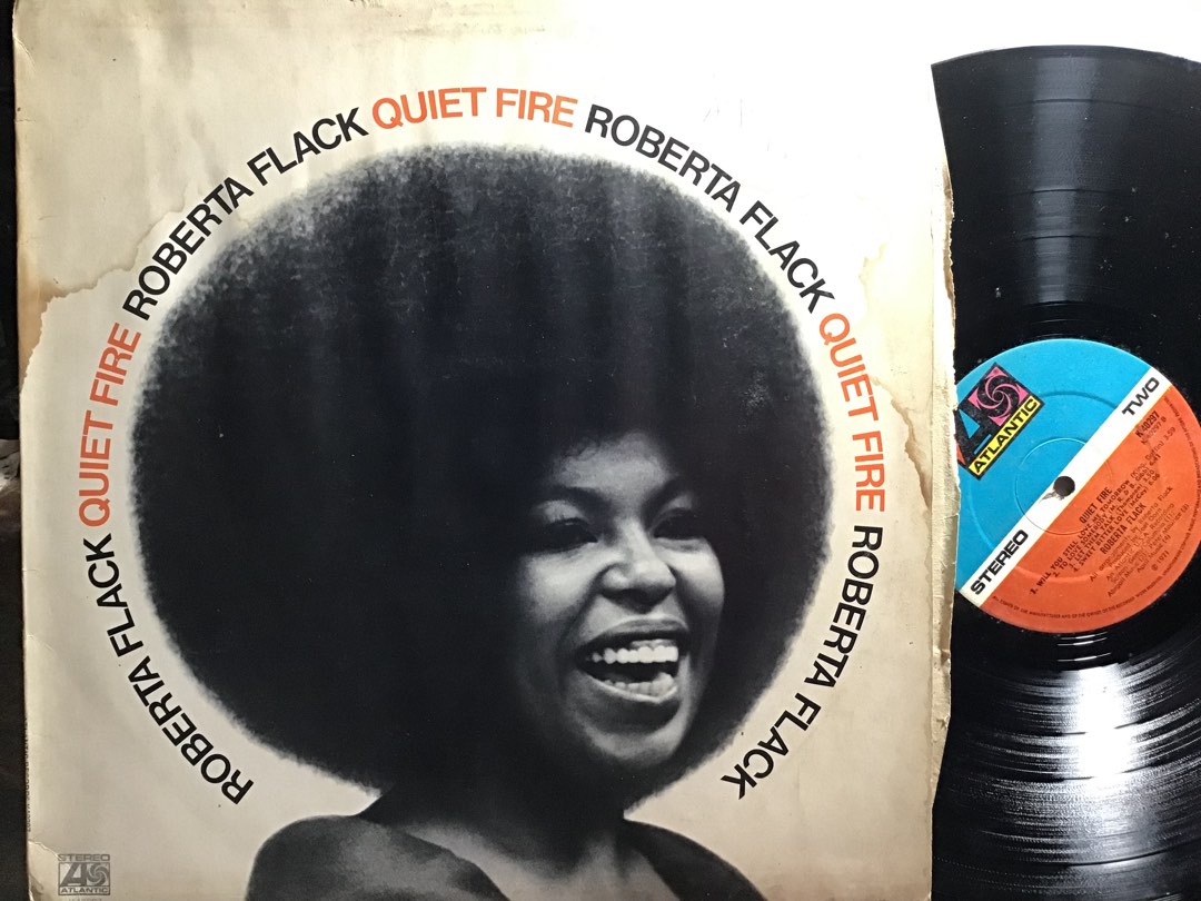 LP Roberta Flack - Quiet Fire OOP VINYL RECORD Anubis Piring Hitam 70s ...
