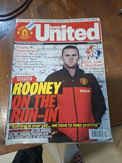 MANCHESTER UNITED MAGAZINE LIMITED EDITION-RM5 PER PIECE, Hobbies ...