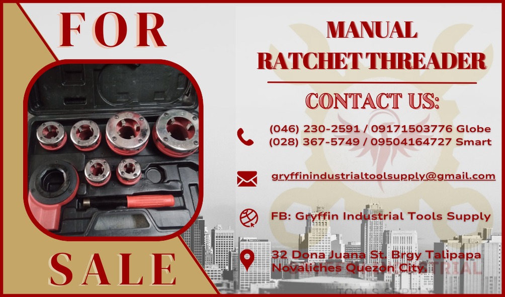 MANUAL RATCHET THREADER, Commercial & Industrial, Industrial Equipment ...
