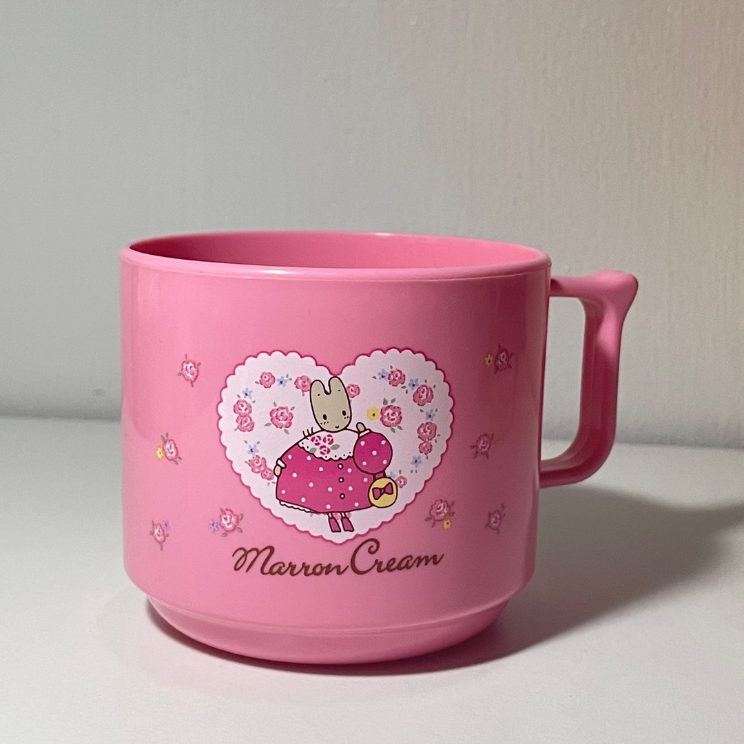 Marron Cream Sanrio cup | hard plastic | sanrio markings made in Japan ...
