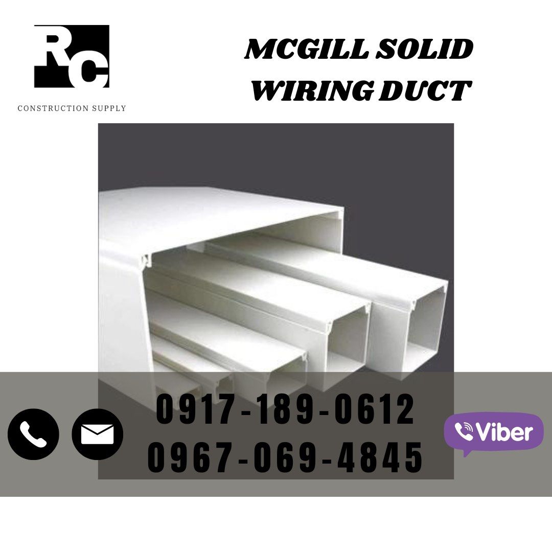 Mcgill Solid Wiring Duct, Commercial & Industrial, Construction ...