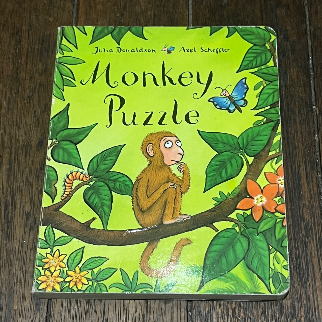 Monkey Puzzle board book by Julia Donaldson, Hobbies & Toys, Books ...