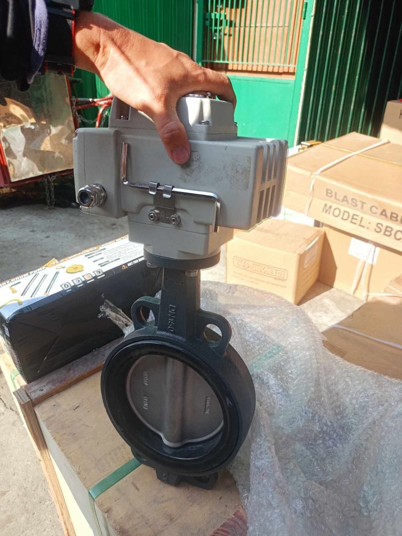 Motorized Actuated Butterfly Valve, Commercial & Industrial, Industrial ...
