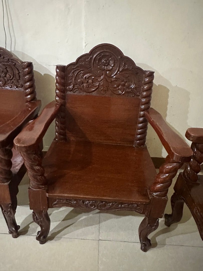 Narra Living Room Sala Set Complete, Furniture & Home Living, Furniture ...