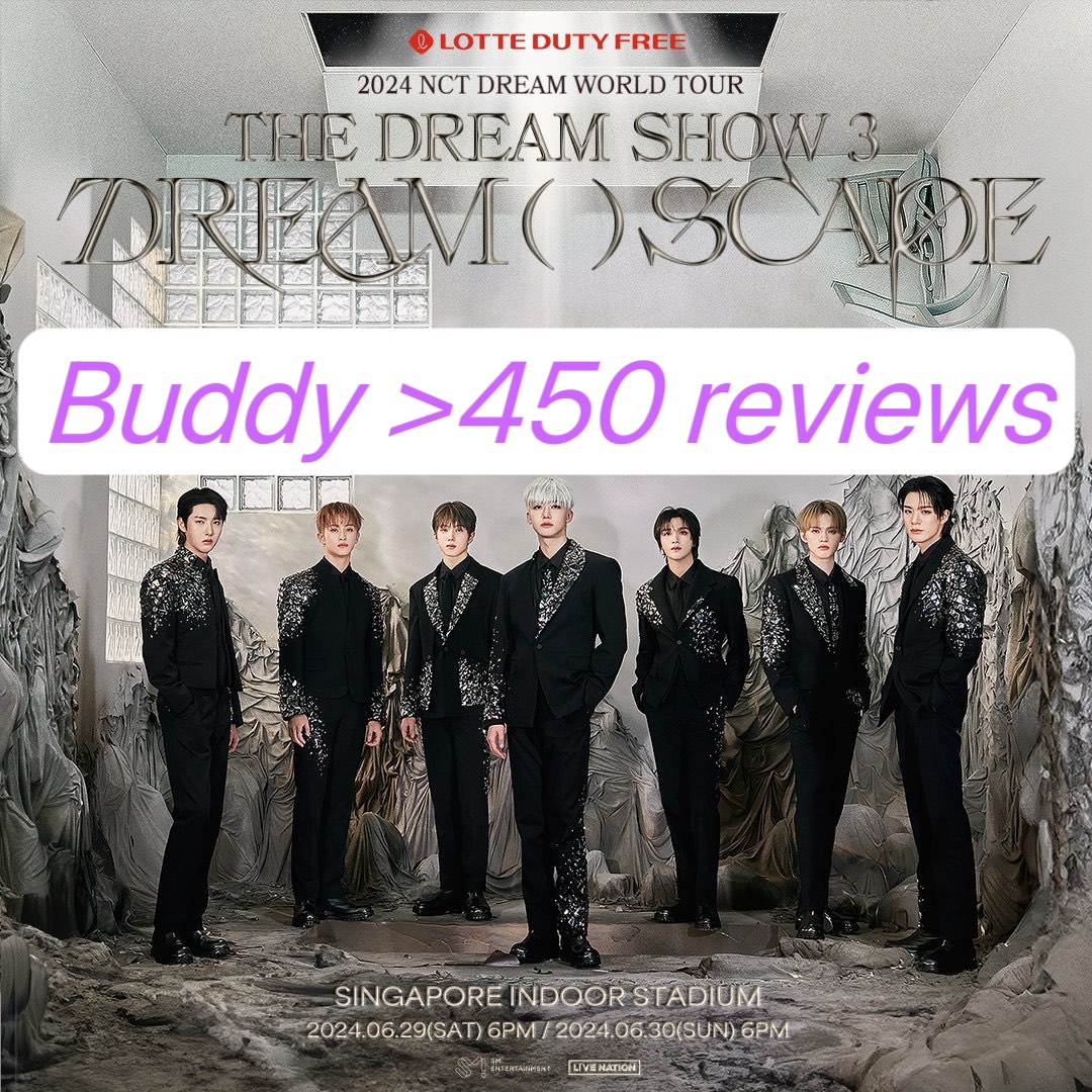 [BELOW COST] 30% off NCT DREAM WORLD TOUR in SINGAPORE concert 2024 with LOTTE DUTY FREE VIP ...