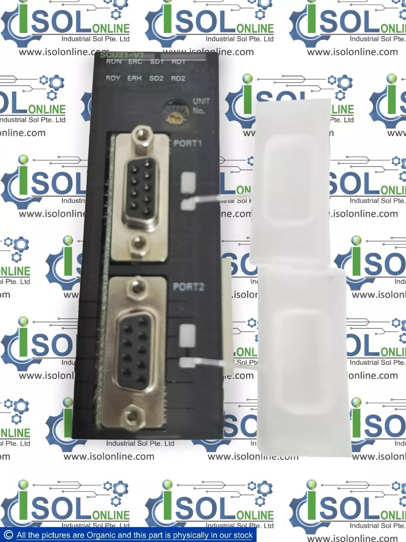 Omron CJ1W-SCU21-V1 Serial Communication Unit Ver. 1.3 PLC Module ...