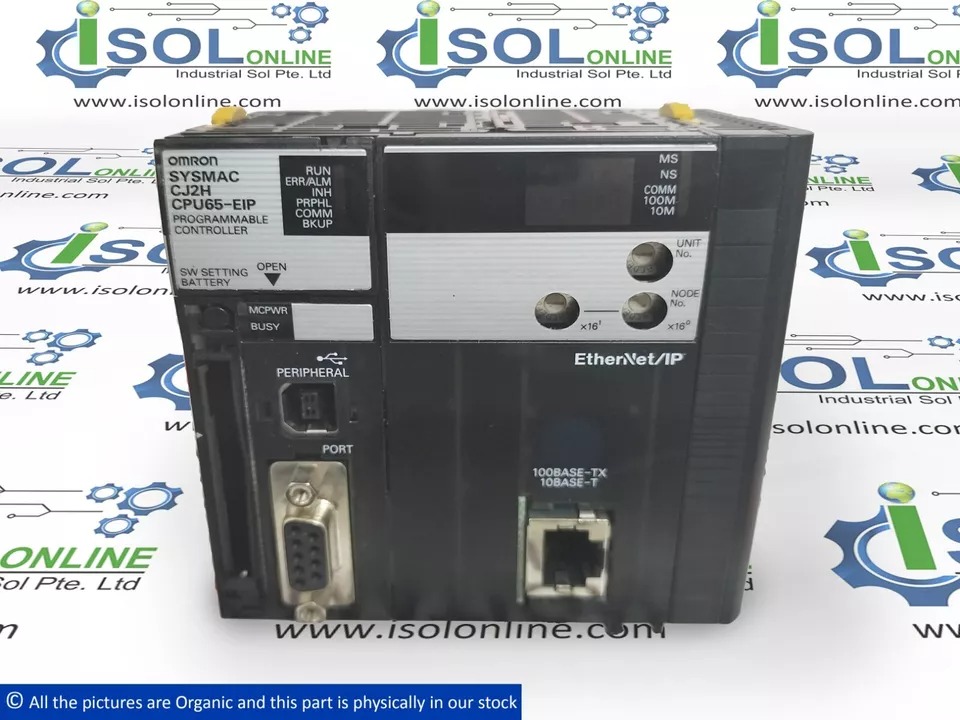 Omron Sysmac CJ2H CPU65-EIP Programable Controller Ethernet/IP PLC CPU, Computers & Tech, Office ...