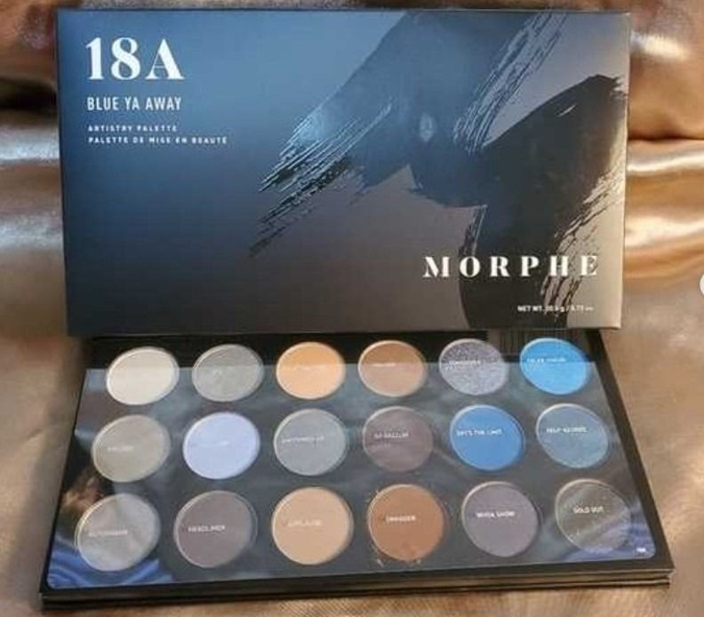 SALE TIL END OF JULY! ORIGINAL MORPHE 18A BLUE YA AWAY ARTISTRY EYESHADOW PALETTE, Beauty ...