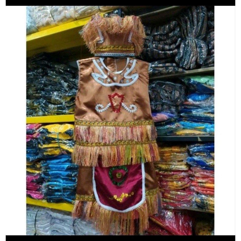 Pakaian Adat Papua PAUD TK SD// Baju Papua // Baju Adat Papua, Bayi ...