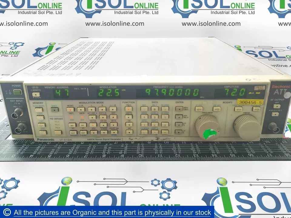Panasonic VP-8132A AM/FM Stero Signal Generator 10 kHz to 280 MHz GPIB ...