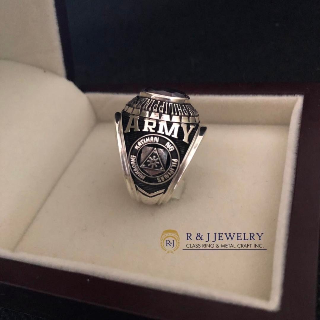 PHILIPPINE ARMY_Bull ring, Men's Fashion, Watches & Accessories ...